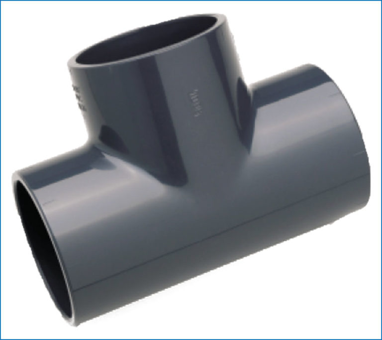 PVC ragasztható T idom 25 - Kalócz-Ker Kft.